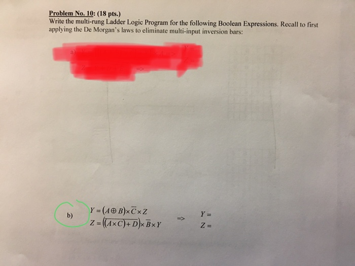 Solved Problem No 10 18 Pts Write The Multi Rung Ladder 