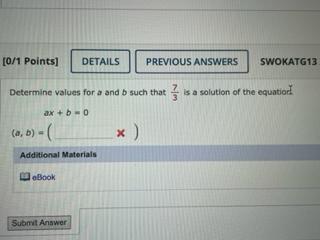 Solved Determine values for a and b such that 37 is a | Chegg.com