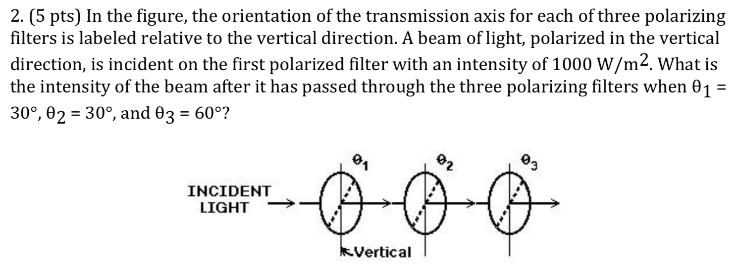Solved 2. (5 pts) In the figure, the orientation of the | Chegg.com