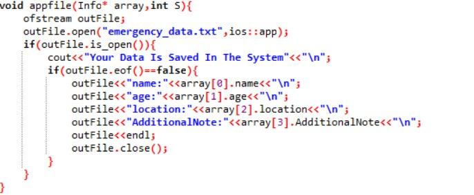 Solved HERE IS OUR CODE WE JUST NEED TO ADD THE FILES INFILE | Chegg.com