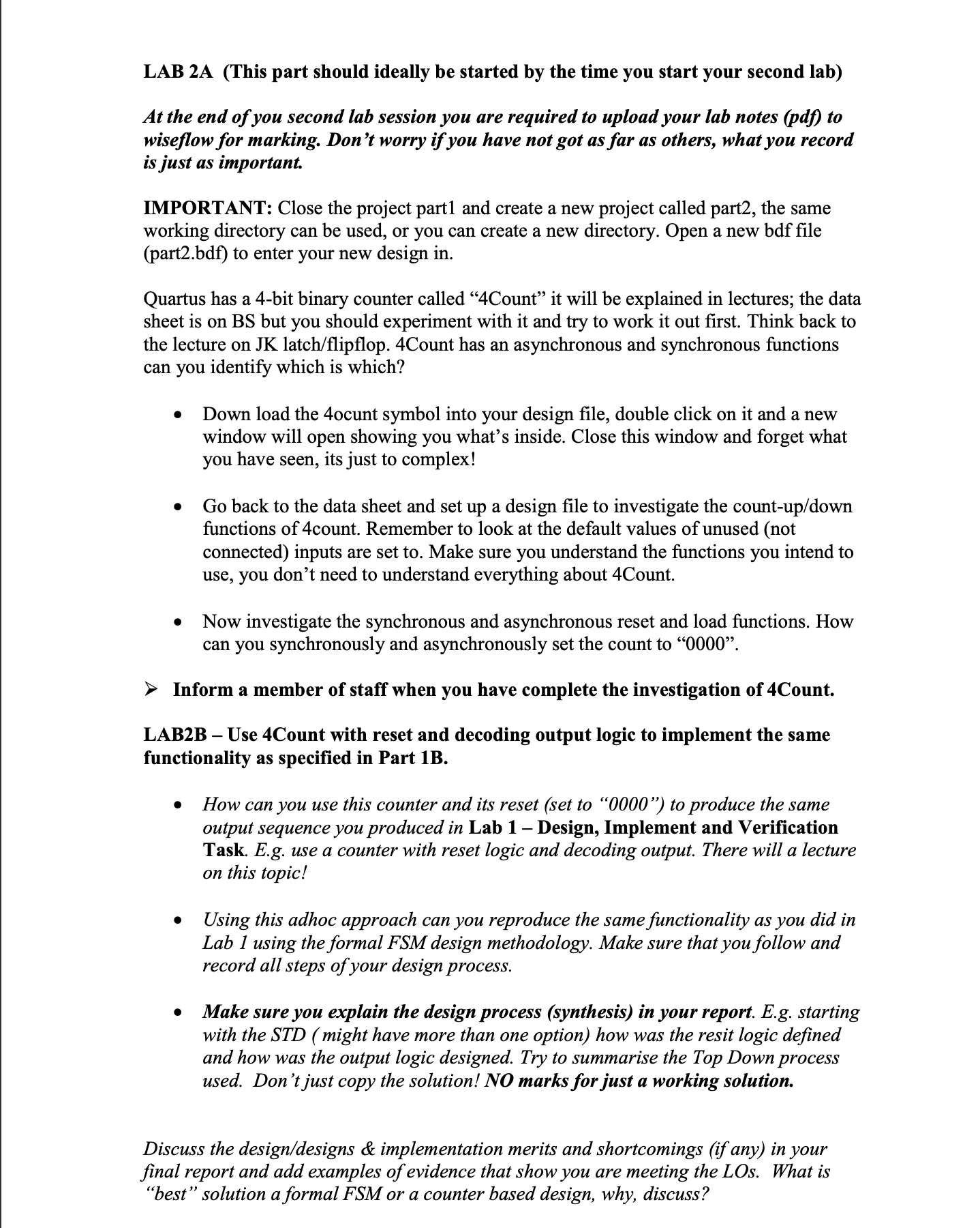 Solved LAB 2A (This part should ideally be started by the | Chegg.com