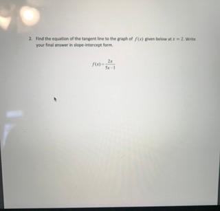 Solved 1. Find the derivative of each function below. Do NOT | Chegg.com