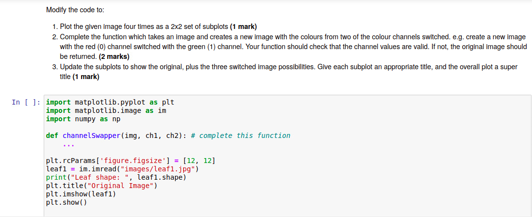 Solved Hi, Please help with the following code on JUPYTER | Chegg.com