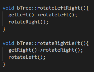 Solved Using c++ please help me write the rotateLeft() (A | Chegg.com