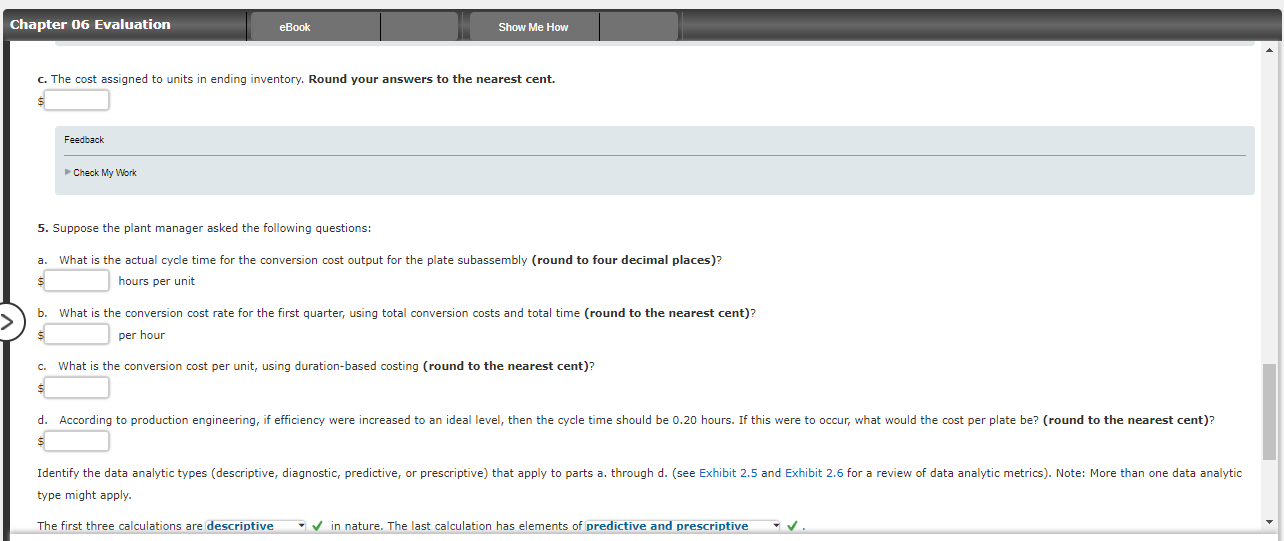 Solved Physical Flow, Equivalent Units, Unit Costs, No | Chegg.com