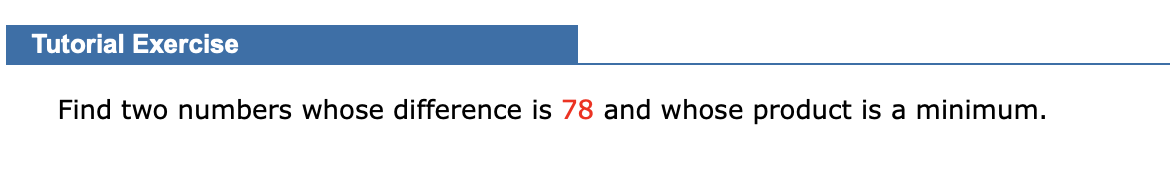 Solved Find two numbers whose difference is 78 and whose | Chegg.com