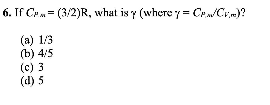 Solved code class="asciimath">If C_(P.m)=((3)/(2))R, ﻿what | Chegg.com