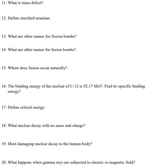 Solved Question 1 Questions carrying one (1) mark 1. What is | Chegg.com