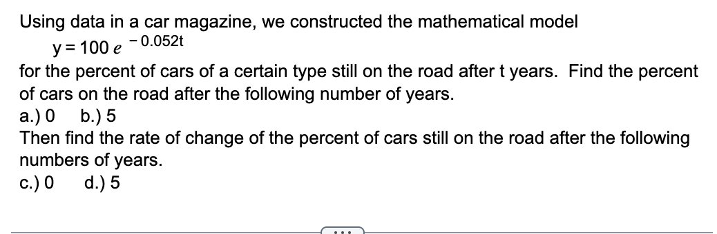 Solved Using data in a car magazine, we constructed the | Chegg.com