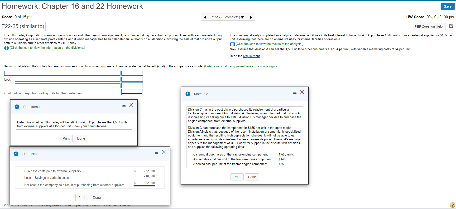 Solved Homework Chapter 16 And 22 Homework Save Score 0 Of