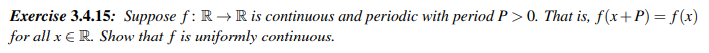 Solved Exercise 3.4.15: Suppose f:R→R is continuous and | Chegg.com