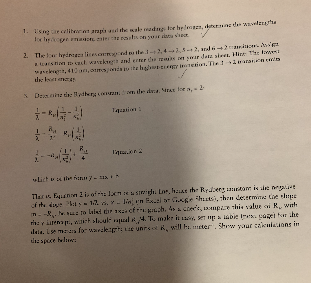 1. Using the calibration graph and the scale readings | Chegg.com