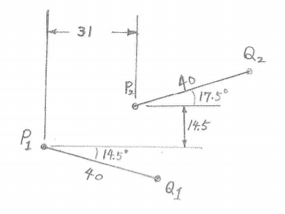 Solved This problem requires designing a fourbar linkage | Chegg.com