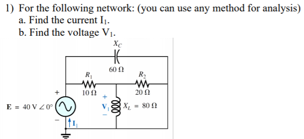 Solved For the following network: (you can use any method | Chegg.com