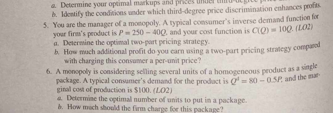 Solved you are the manager of a monopoly. A typical | Chegg.com