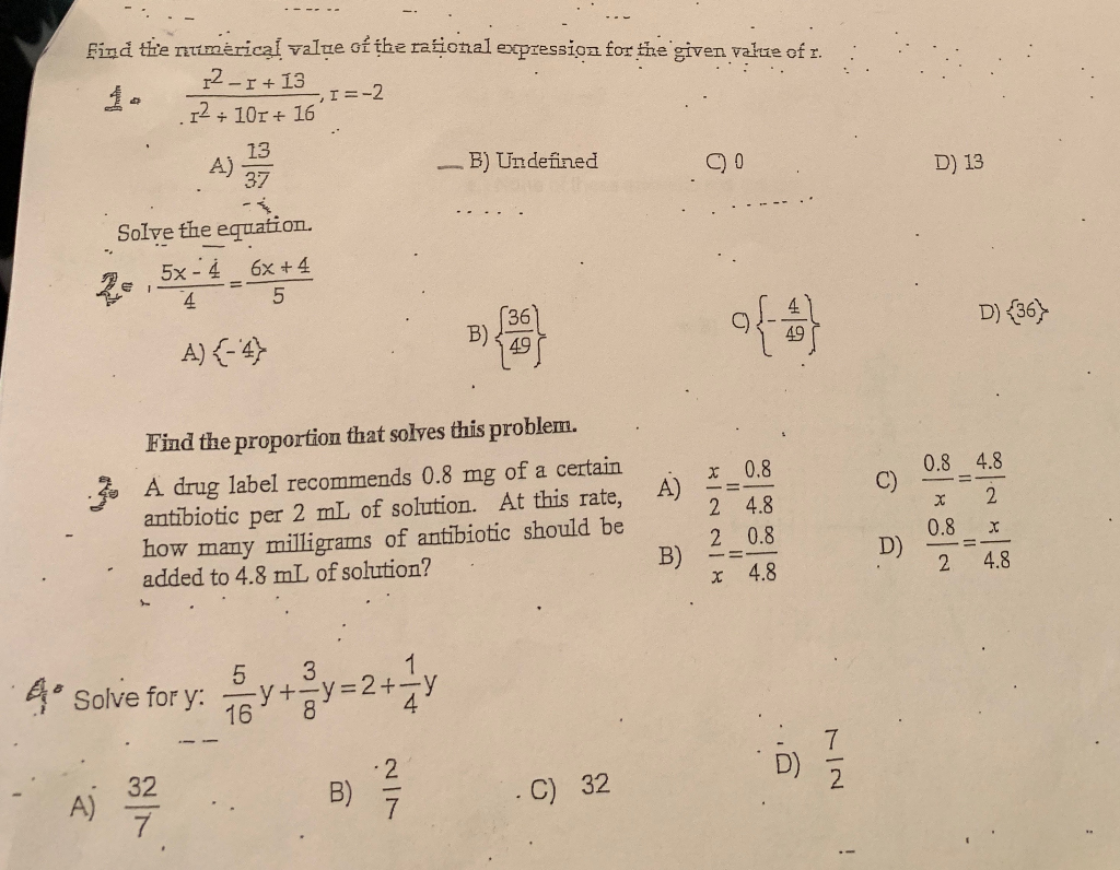 Solved Hi, Can you please see if my math homework problems | Chegg.com