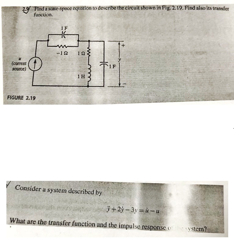 Solved Please solve the 2 following problems quickly. Write | Chegg.com