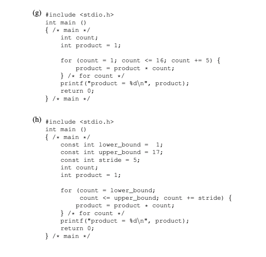 Solved What is the OUTPUT of each of these programs? If you | Chegg.com