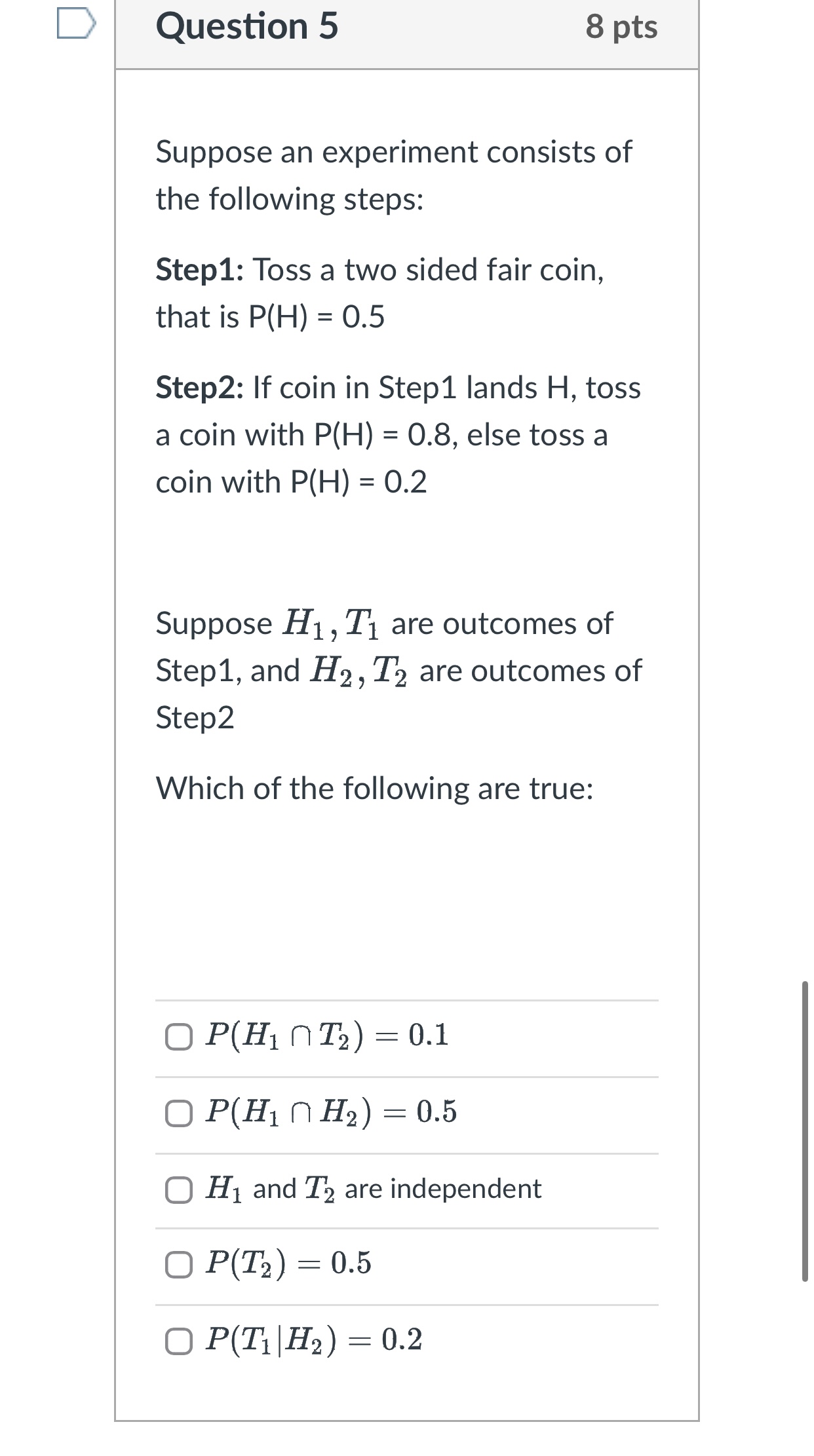 Solved Suppose an experiment consists of the following | Chegg.com