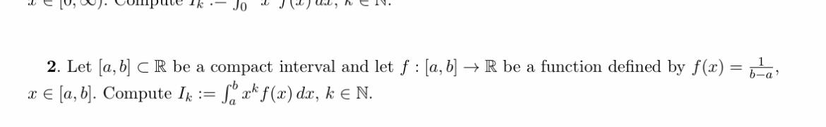 Solved Let [a,b]subR be ﻿a compact interval and let | Chegg.com