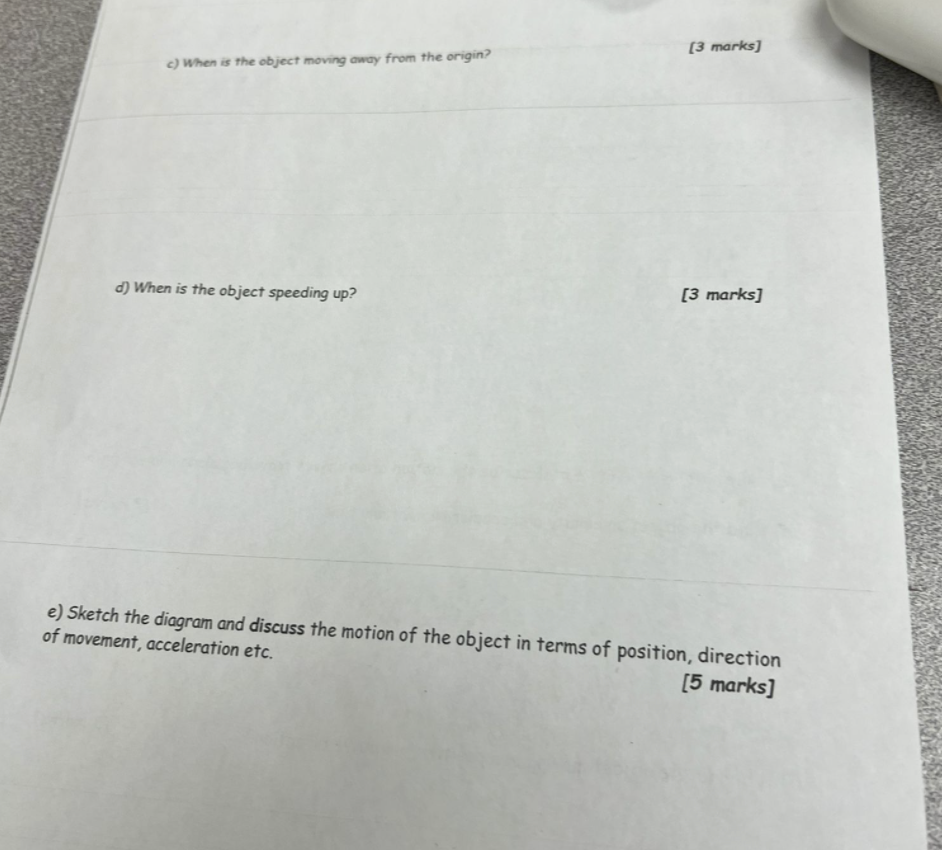 2. Let s(t)=9t−6t2+t3 describe the motion of an | Chegg.com