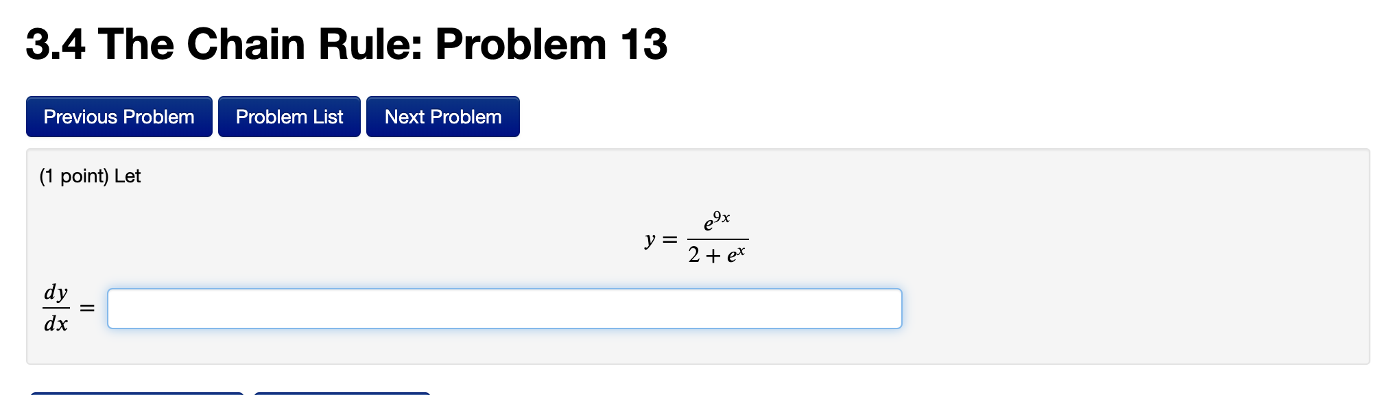 Solved 3.4 The Chain Rule: Problem 10 Previous Problem | Chegg.com