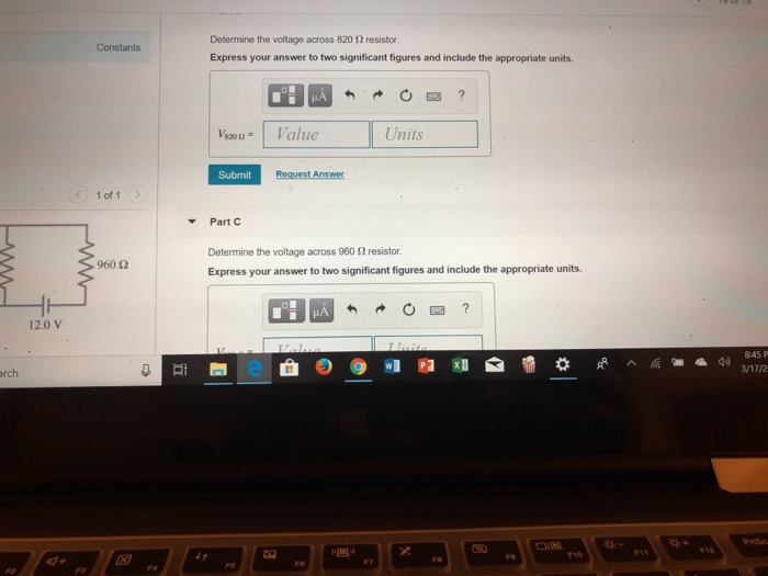Solved Constants Part A Determine the equivalent resistance | Chegg.com