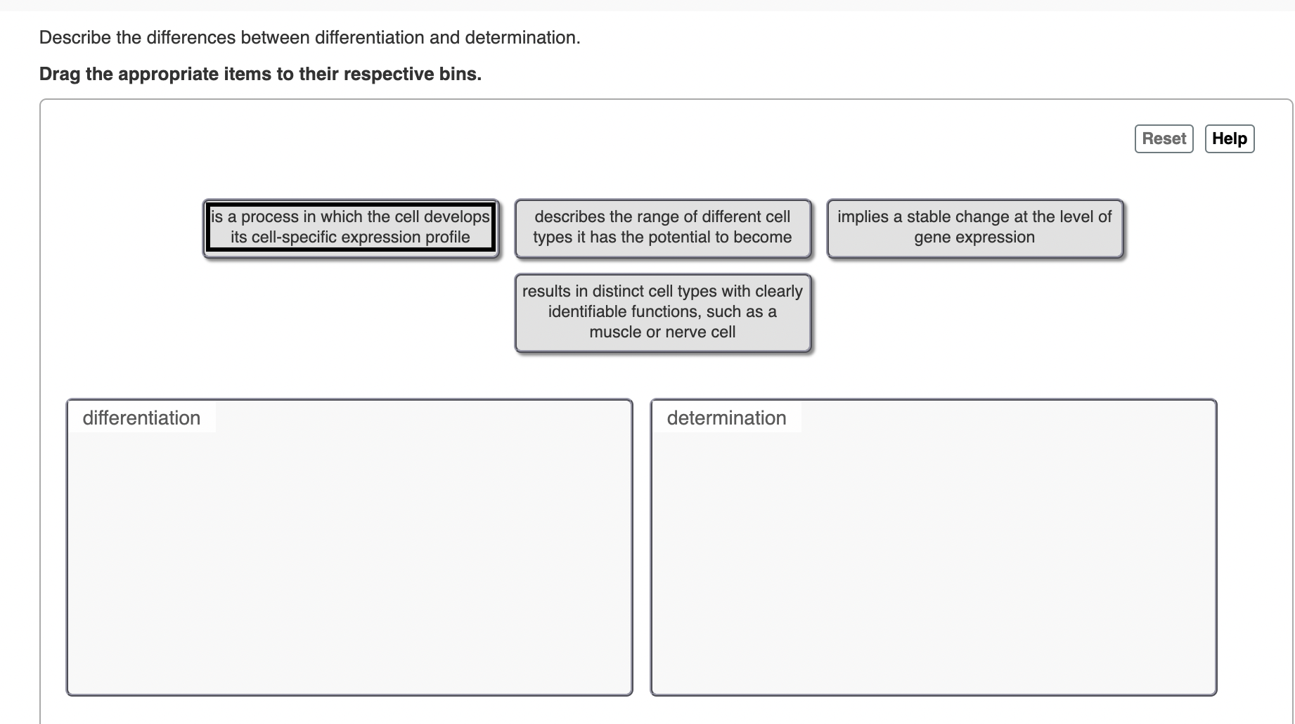 Solved Describe the differences between differentiation and | Chegg.com