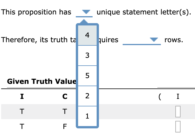 Solved 6. Completing Truth Tables 2 Complete the truth table | Chegg.com