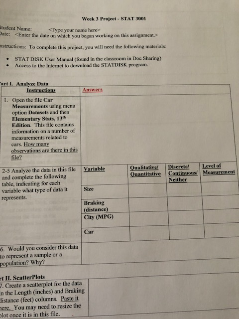 Statdisk- Dataset Printed on Mon, Jun 10, 2019 at | Chegg.com