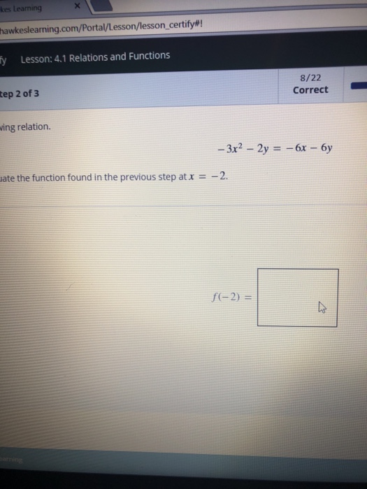 Solved kes y Lesson: 4.1 Relations and Functions 8/22 | Chegg.com