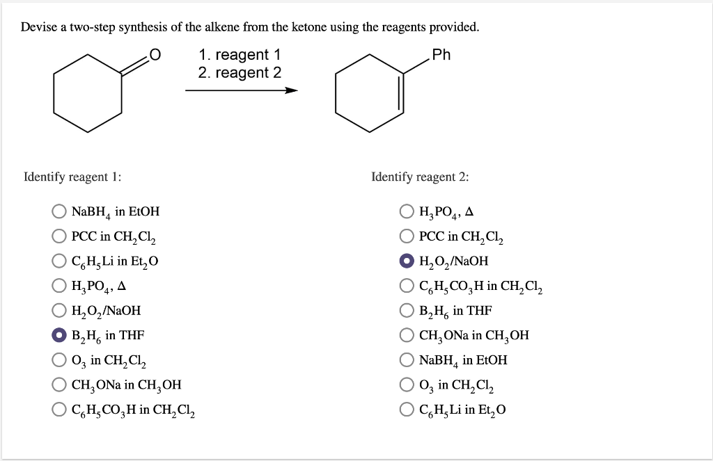 Devise a two-step synthesis of the alkene from the | Chegg.com