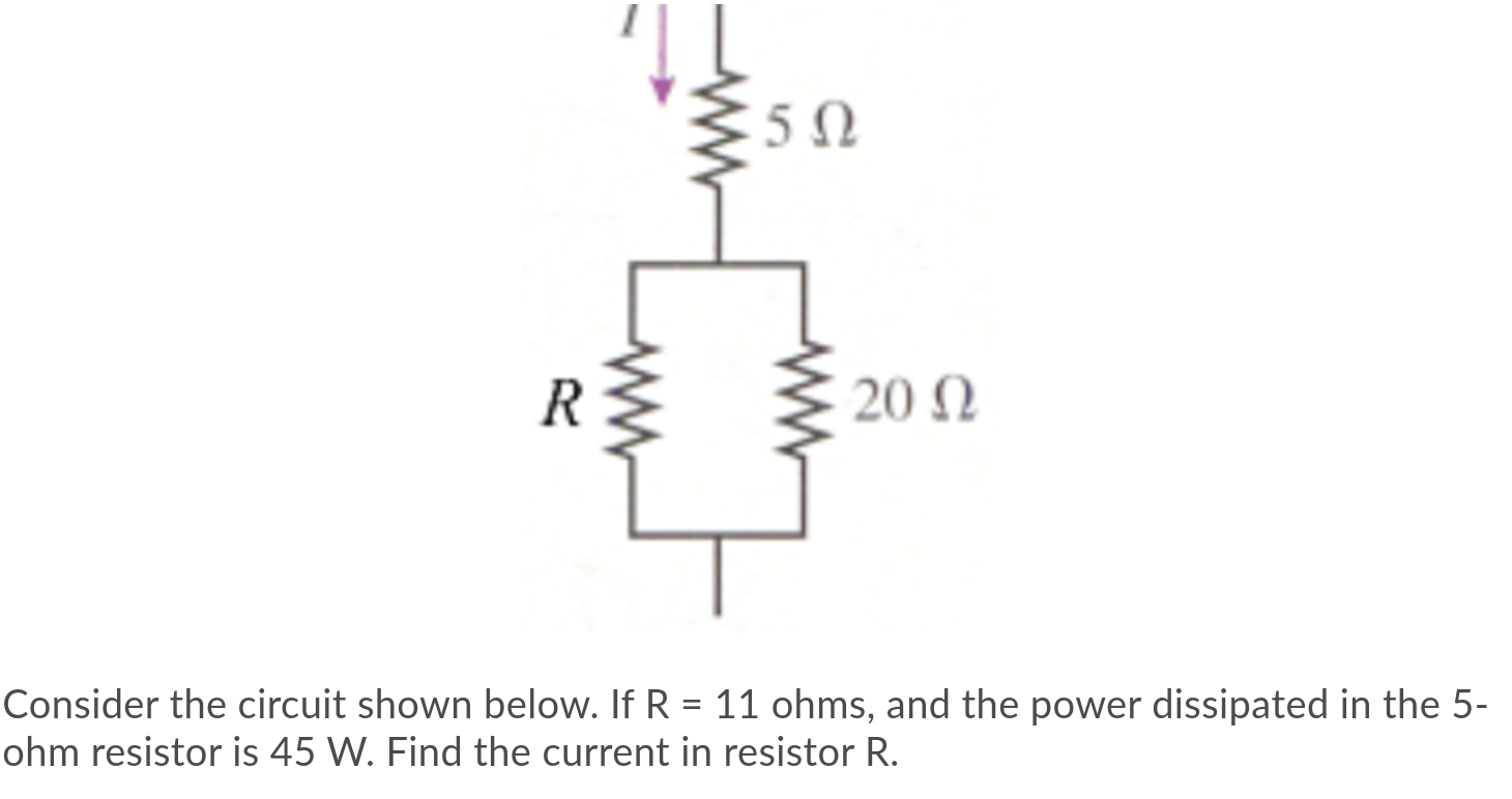 Solved 512 R 2012 Consider the circuit shown below. If R = | Chegg.com
