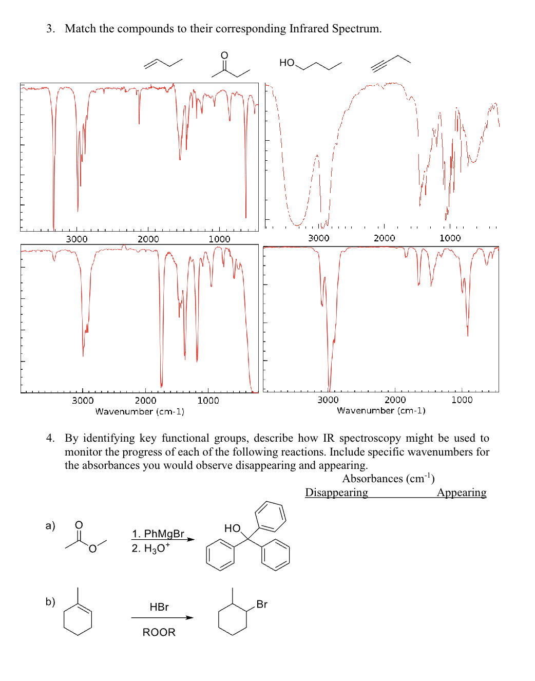 Solved 3. ﻿Match the compounds to their corresponding | Chegg.com