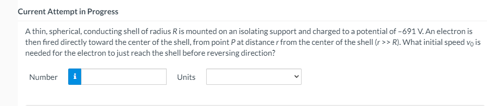 Solved Current Attempt in Progress A thin, spherical, | Chegg.com
