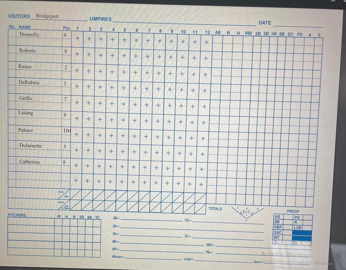 Use the attached baseball book to score the top of | Chegg.com