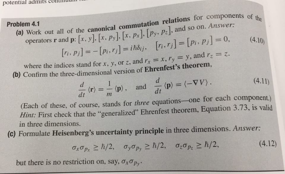 Solved potential admits colunuu (a) Work out all of the | Chegg.com