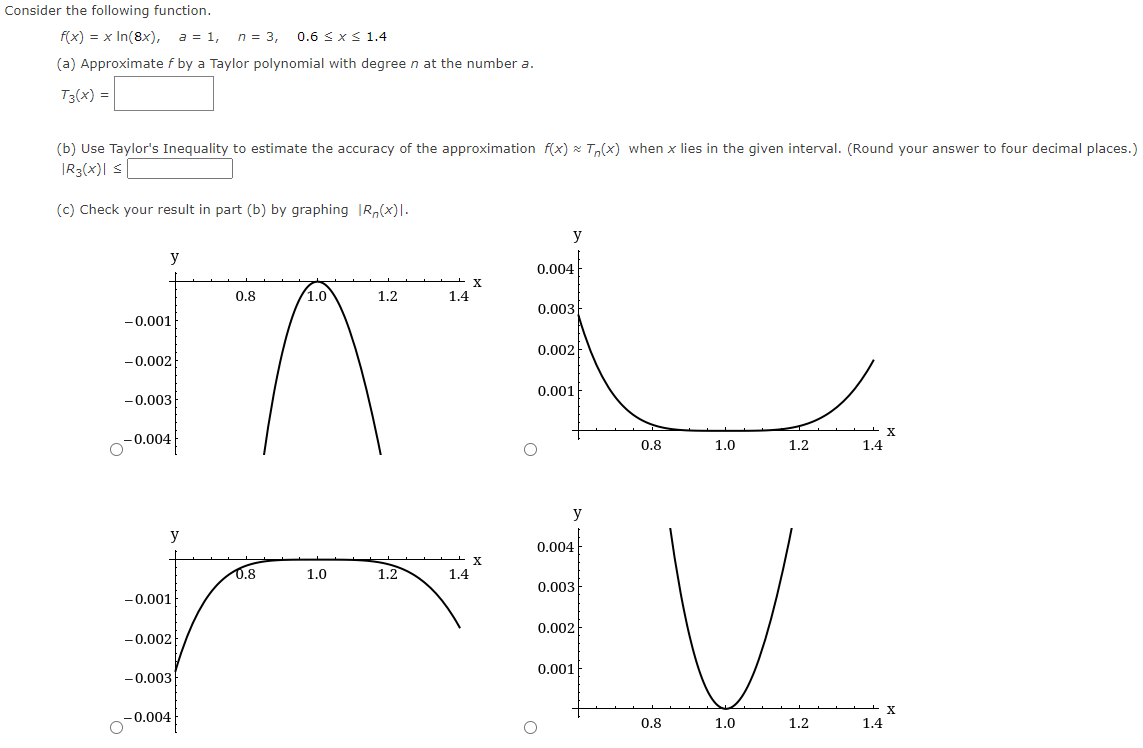 Solved Consider the following function. Approximate f by a | Chegg.com