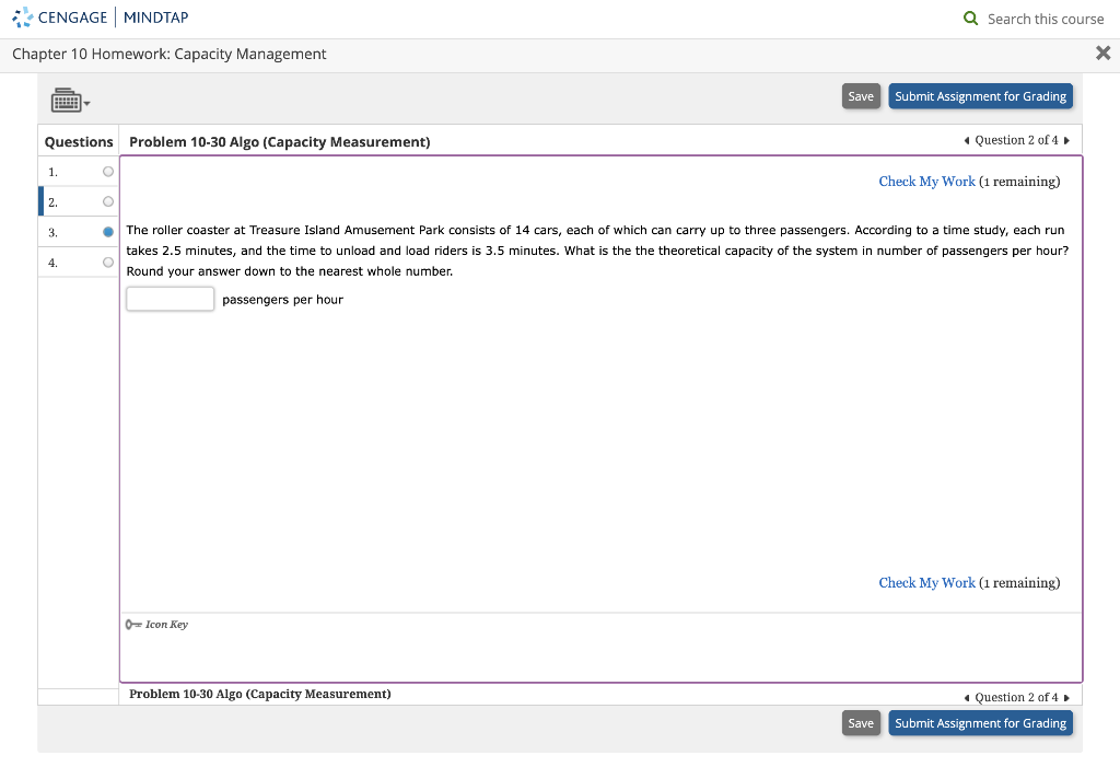 Solved Chapter 10 Homework: Capacity Management Questions | Chegg.com Solved Chapter 10 Homework: Capacity Management Questions | Chegg.com