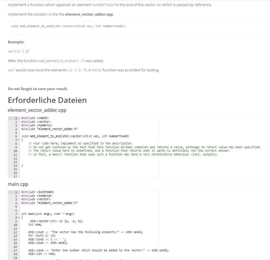 Solved Implement A Function Which Appends An Element 9016