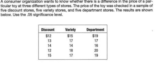 Solved A consumer organization wants to know whether there | Chegg.com