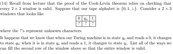 Solved (14) Recall from lecture that the proof of the | Chegg.com