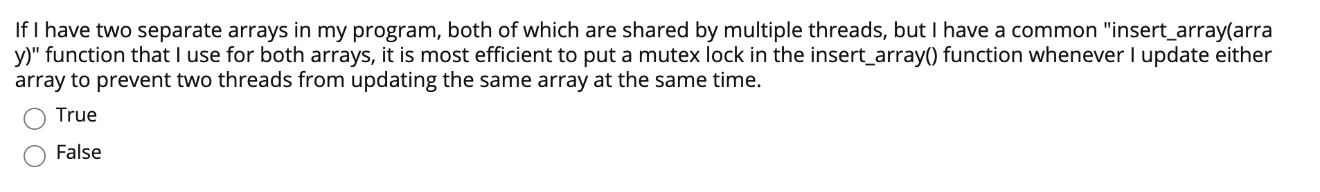 Solved If I Have Two Separate Arrays In My Program Both Of 5408