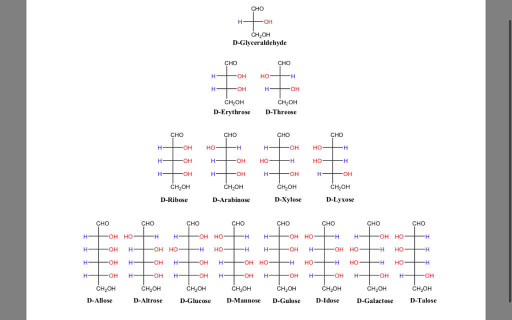 Solved D) Input the common name of the D-sugar (from the | Chegg.com