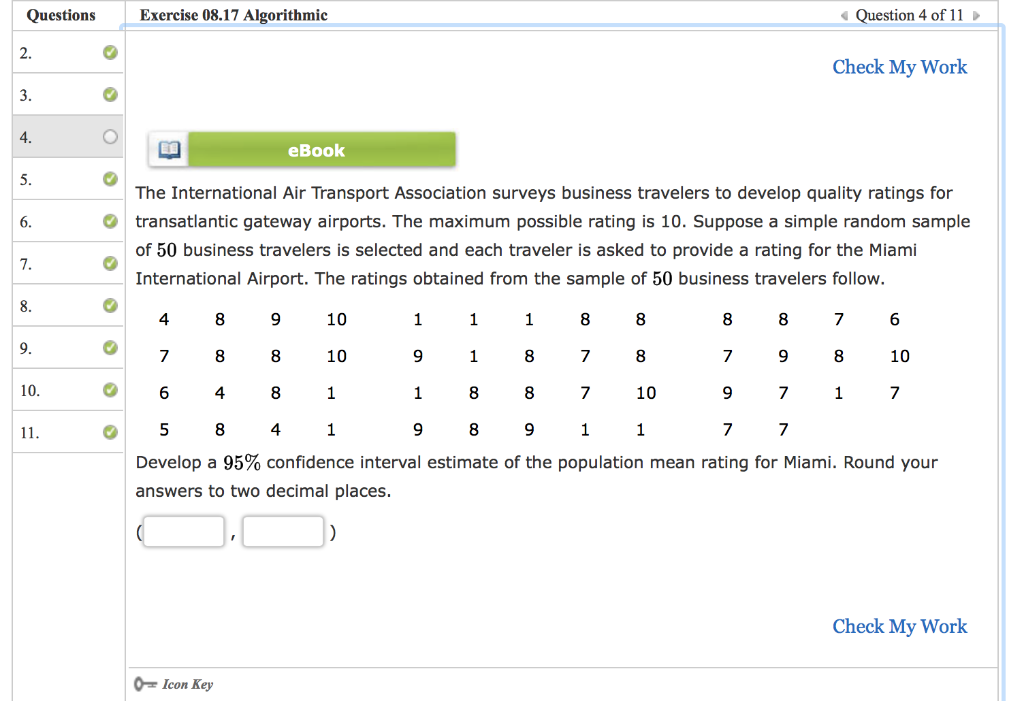 Solved Question 4 of 11 Questions Exercise 08.17 Algorithmic | Chegg.com Solved Question 4 of 11 Questions Exercise 08.17 Algorithmic | Chegg.com
