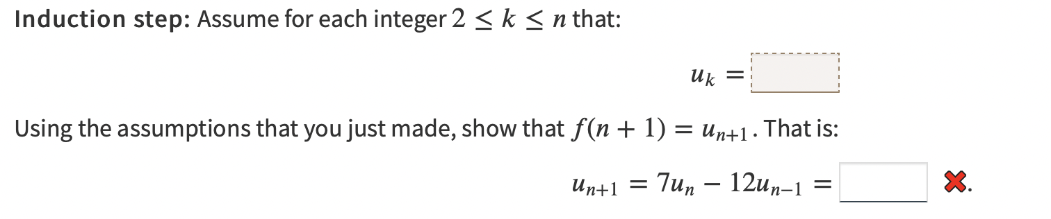 Solved Strong induction is the name given to induction that | Chegg.com