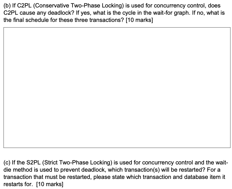 Question 4. The following table shows the schedule | Chegg.com
