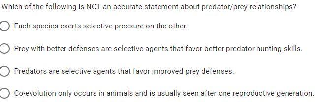 Solved Which of the following is NOT an accurate statement | Chegg.com