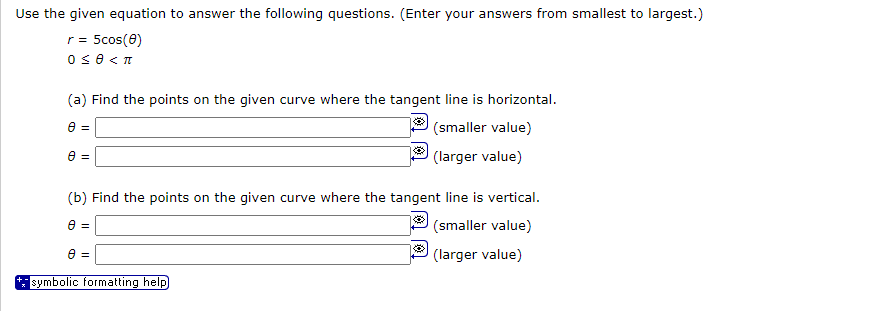 Solved Use the given equation to answer the following | Chegg.com