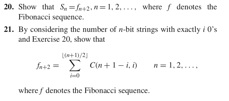 Solved 20 Show That S Fn2 12 Where F Denotes The 
